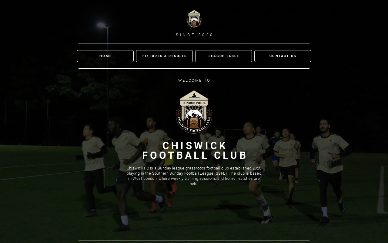 Chiswick Football Club | Since 2020